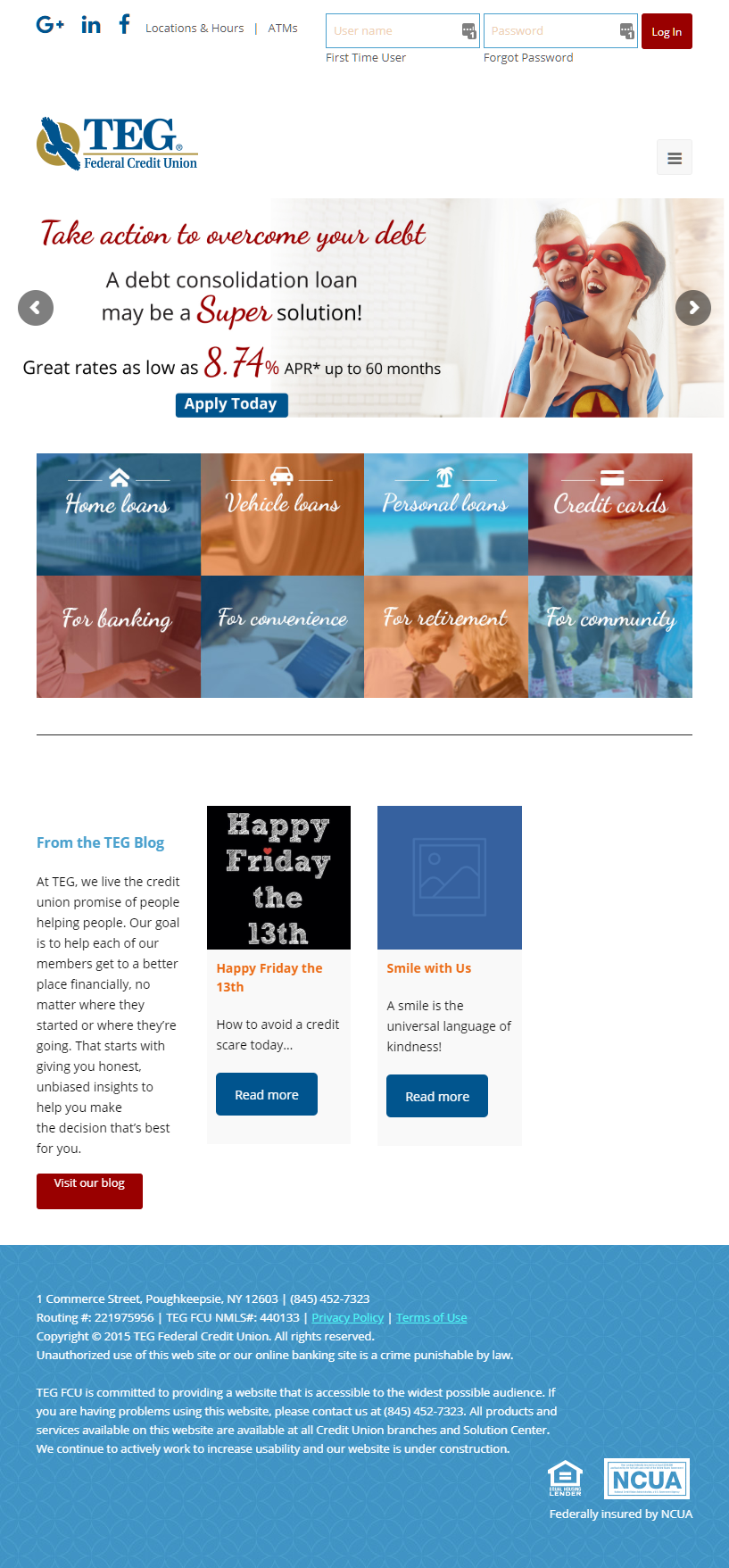 TEG Federal Credit Union - InetSolution